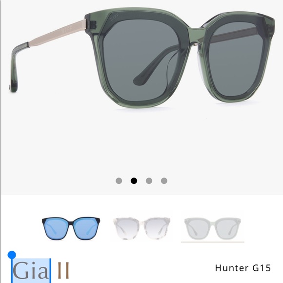 Diff Gia II Sunglasses in Hunter - lingerose.com
